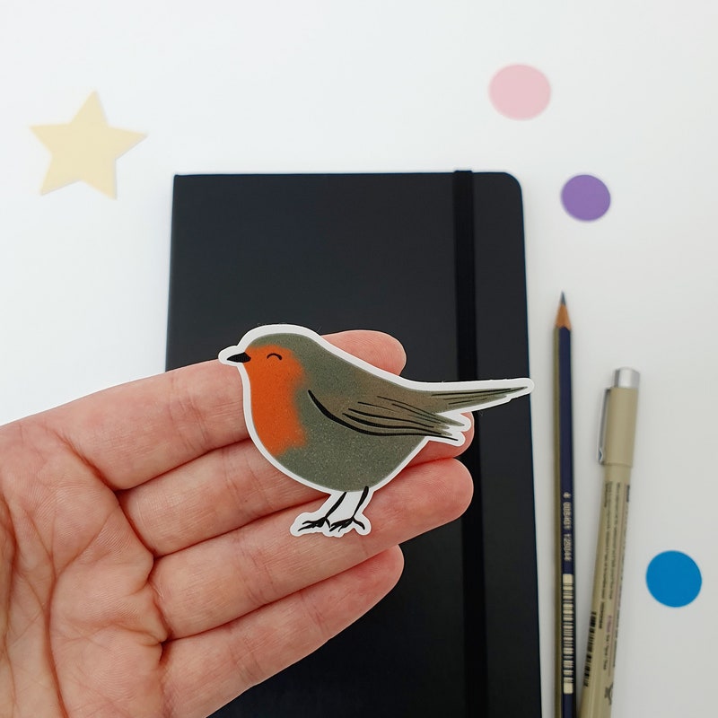 Robin Decal - Etsy