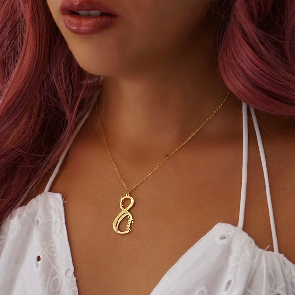 Infinity Necklace - Etsy