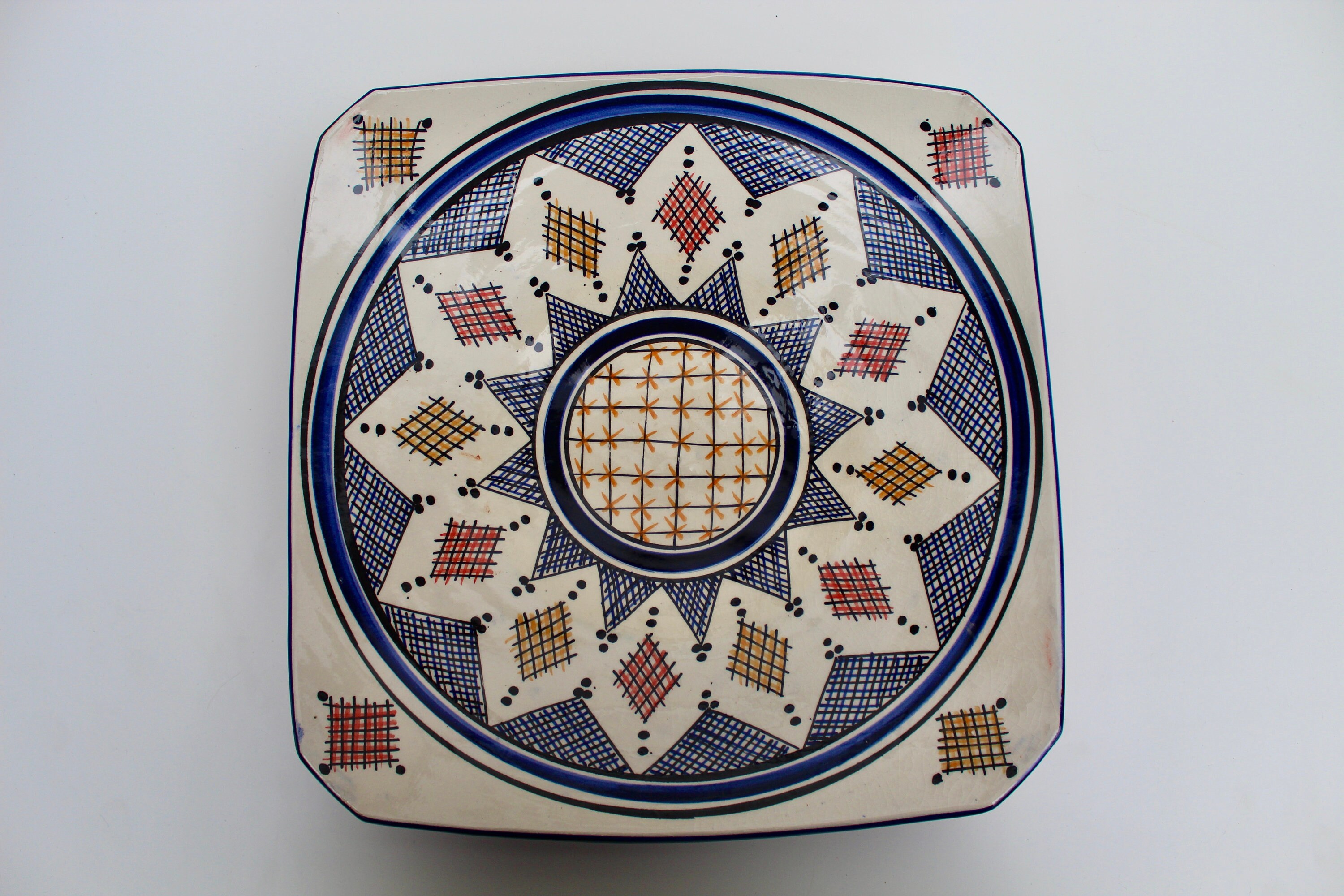 Morocco Style Square Plates - Etsy