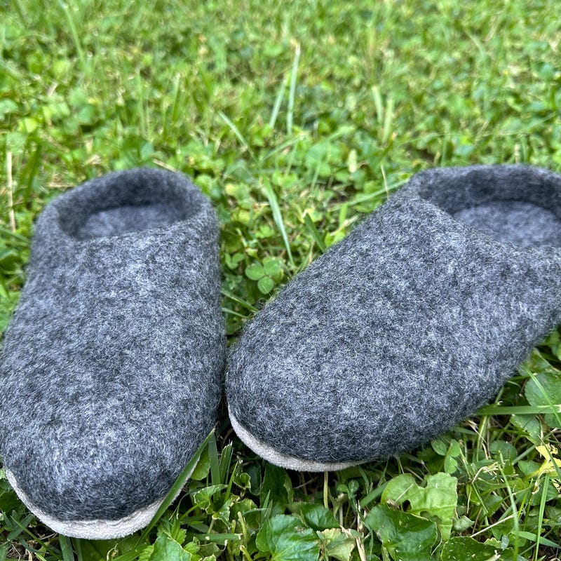 Wool Slippers - Etsy