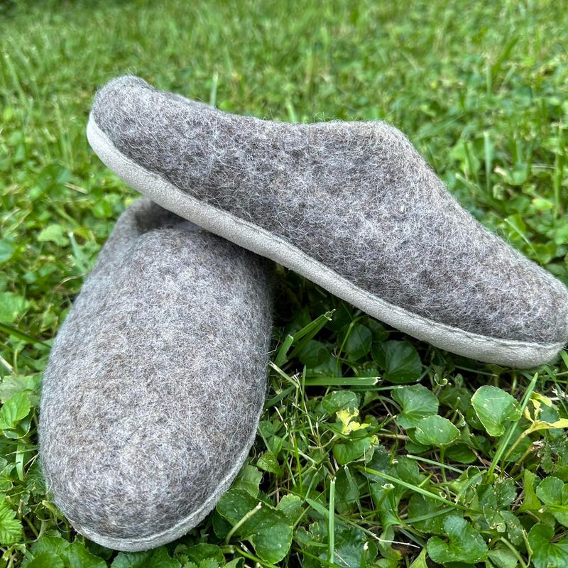 Felted Wool Slippers - Etsy