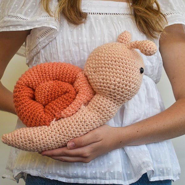 Crochet Snail - Etsy