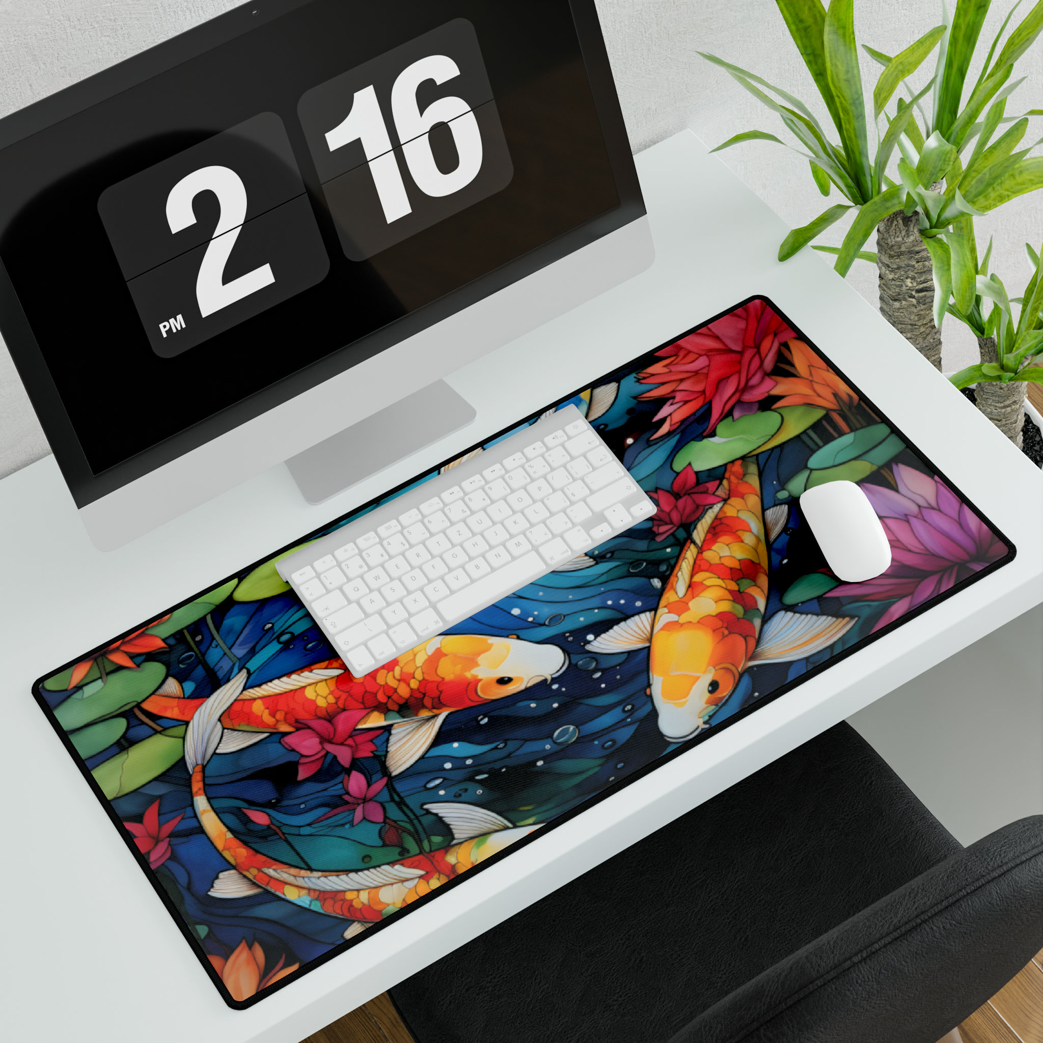 Japanese Koi Pond Desk Mats - Etsy