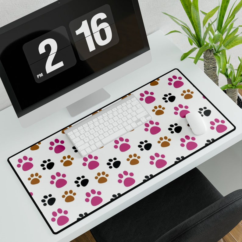 Paw Print Desk Mats - Etsy