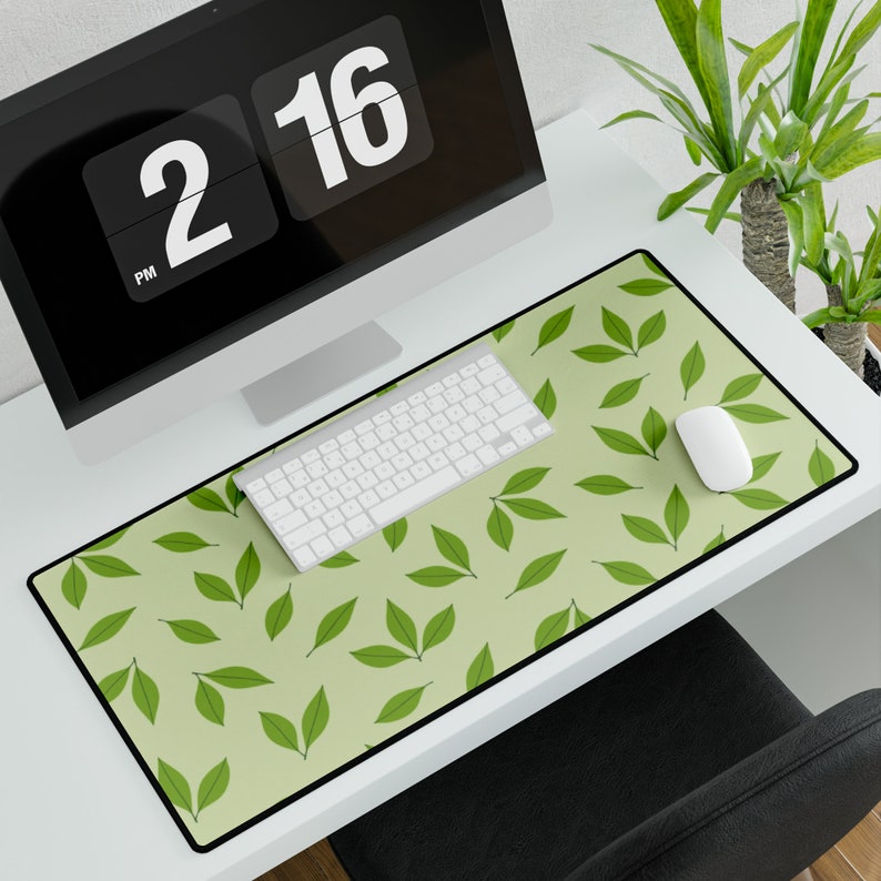 Green Leaves Desk Mats - Etsy