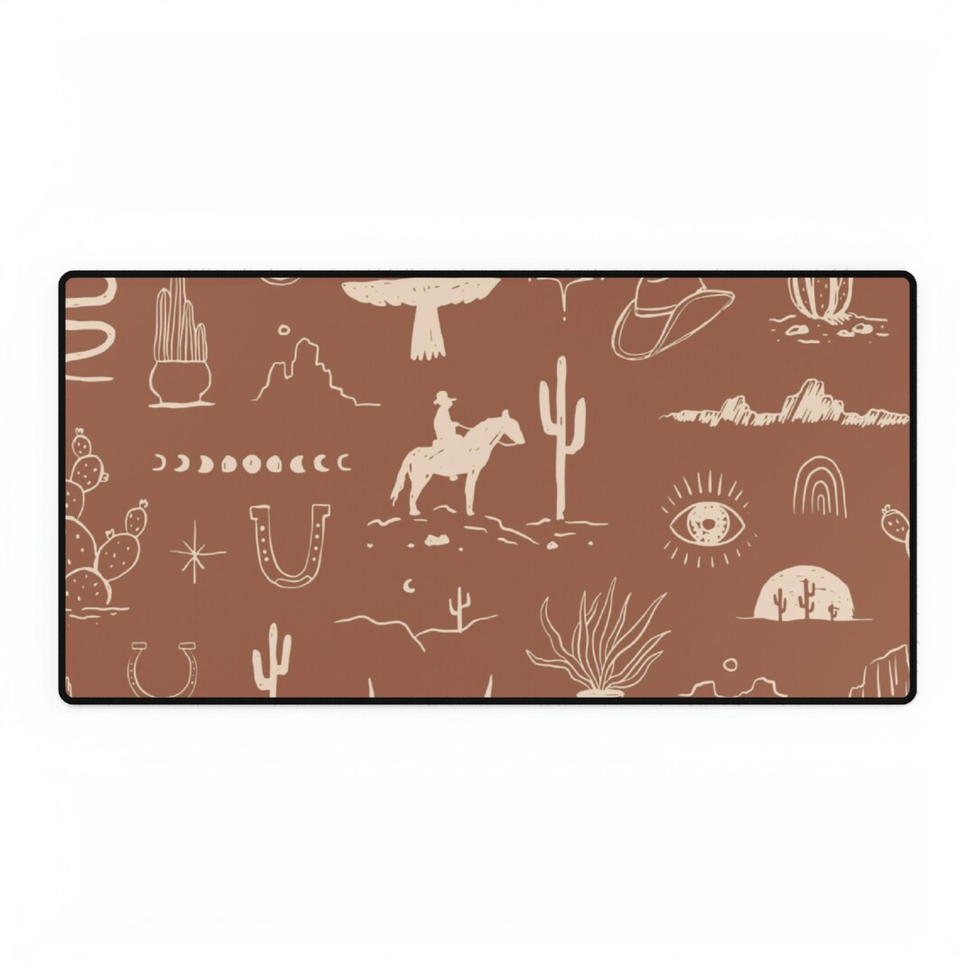 Wild West Desk Mats, Desk Pad, Desk Protector, Workspace Organizer ...