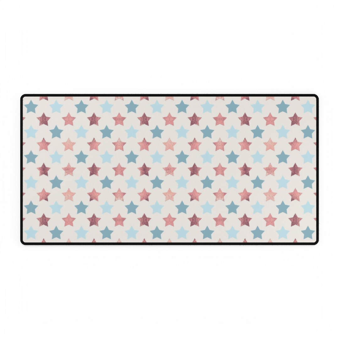 Pink, Blue & Rose Gold Desk Mats, Desk Pad, Desk Protector, Workspace ...