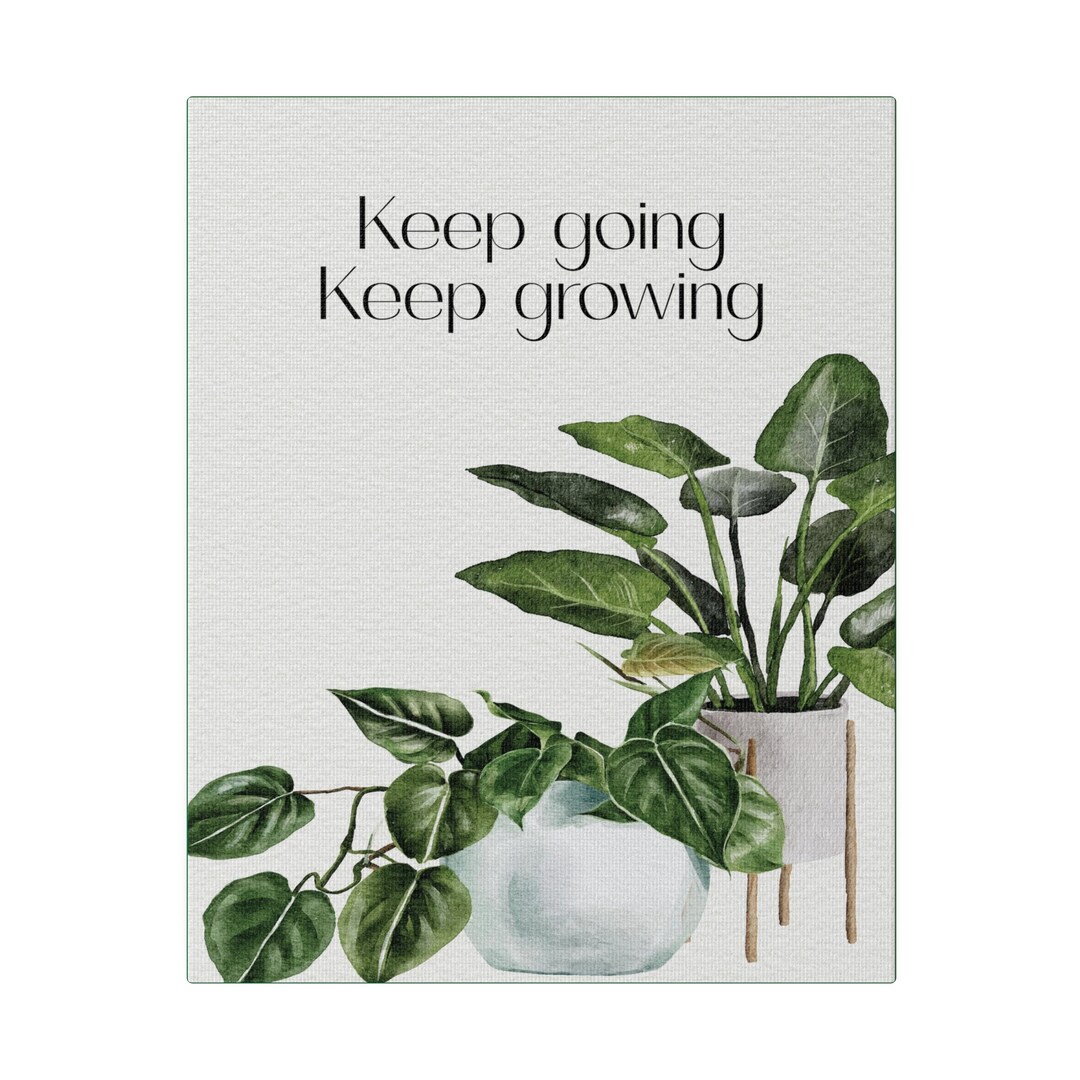 Plants Canvas Art 8x10 - Etsy