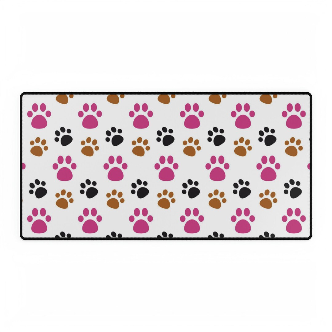 Paw Print Desk Mats - Etsy