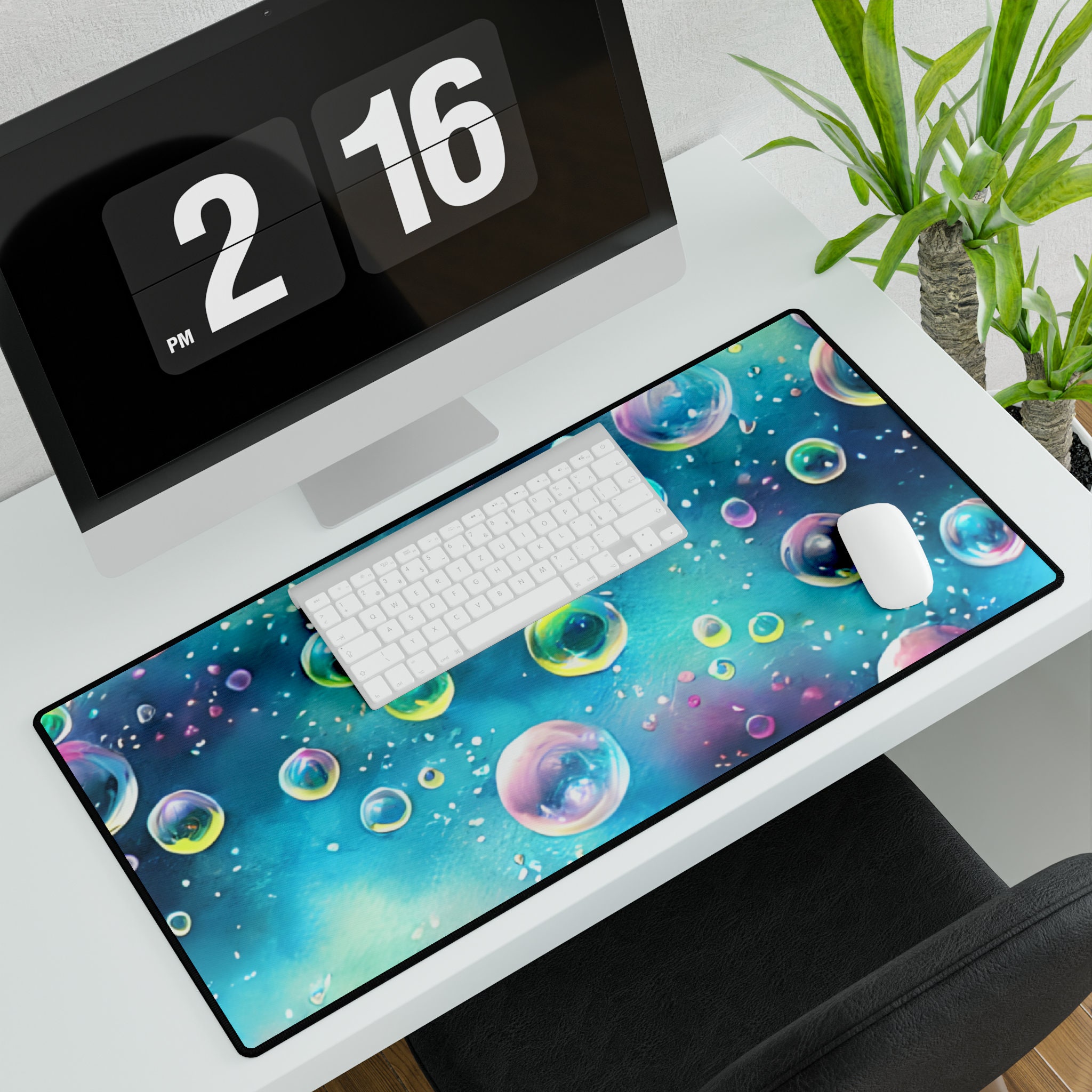 Texture of Bubbles Desk Mat - Etsy