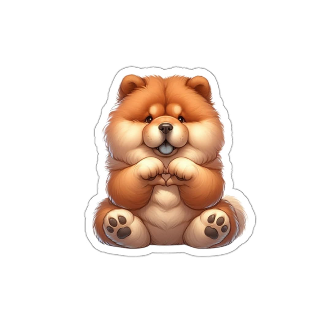 Dogs Giving Heart Hand Sign Kiss-cut Stickers - Etsy