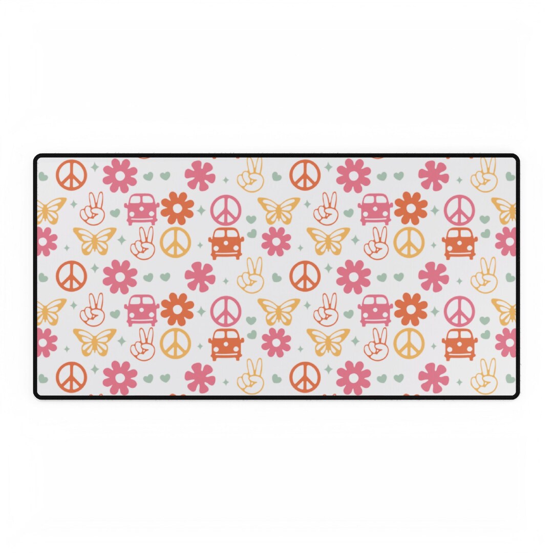 Retro Groovy Desk Mats, Desk Mat, Desk Mats, Desk Pad, Desk Protector ...