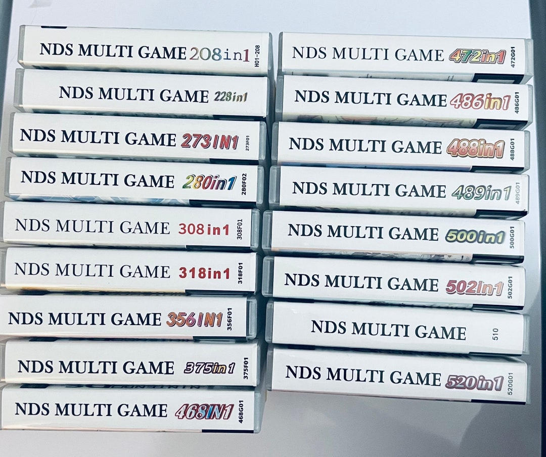 Nintendo Super Combo of Multi Games All in 1 Game Cart for NDS DS NDSL ...