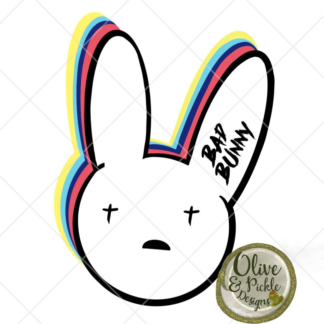 Bad Bunny//bad Bunny Design//bad Bunny | Etsy