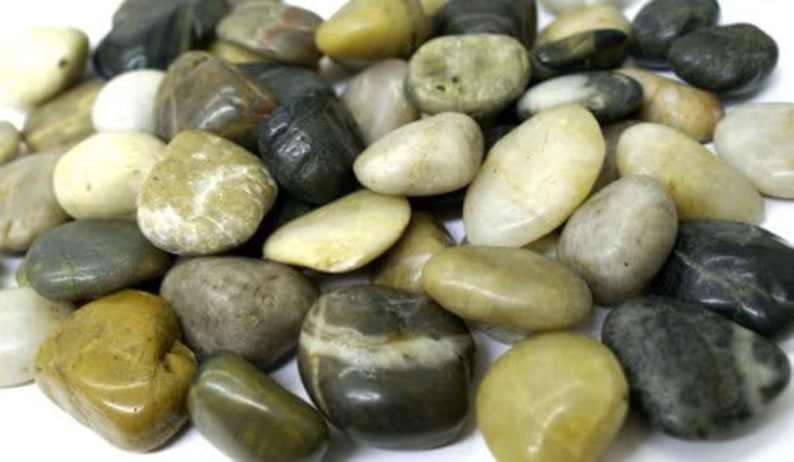 Mixed Color River Rocks 5.5 Lb. Bag 3/4 to 1 1/2 - Etsy