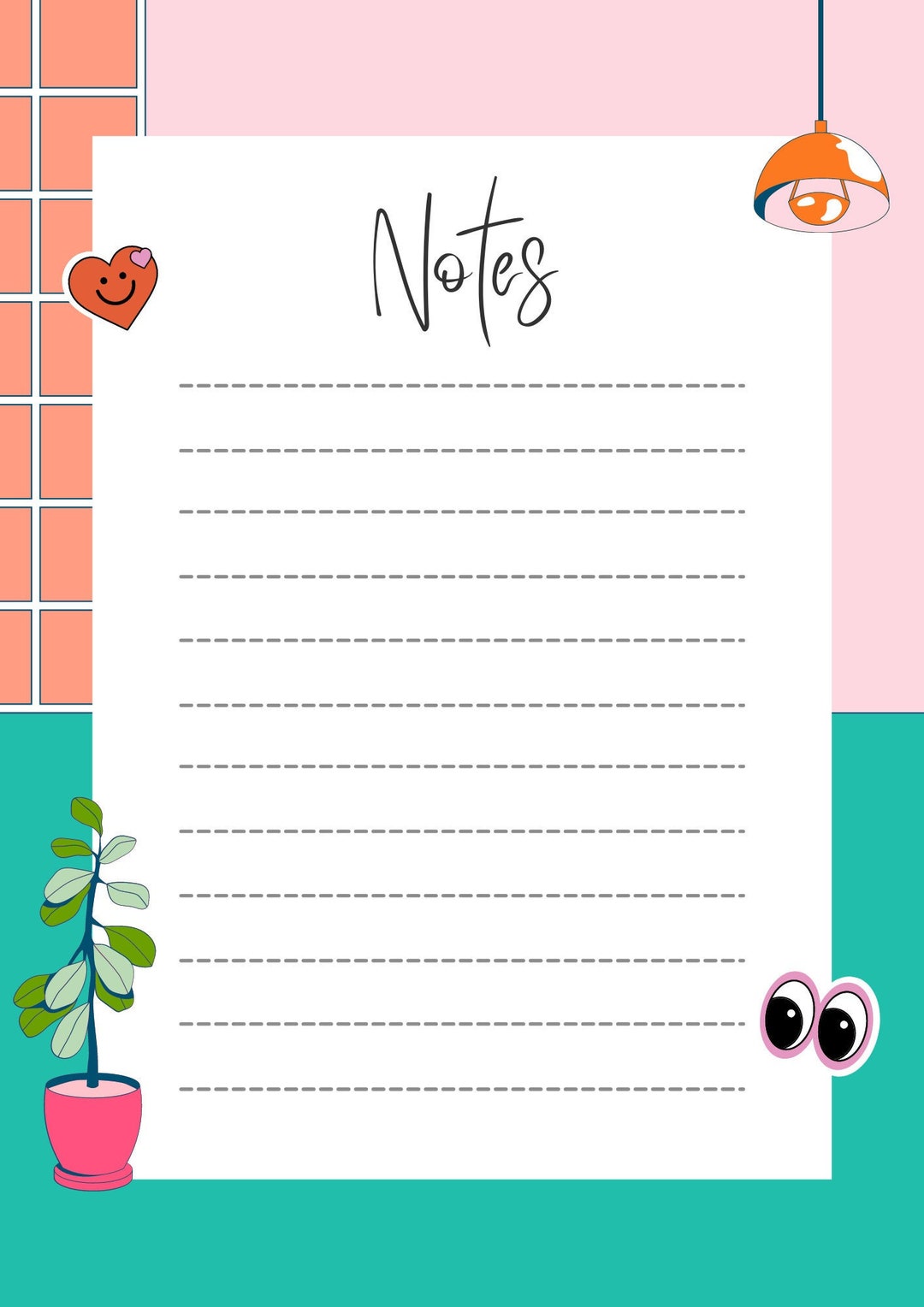 Cute Notes Printable - Etsy