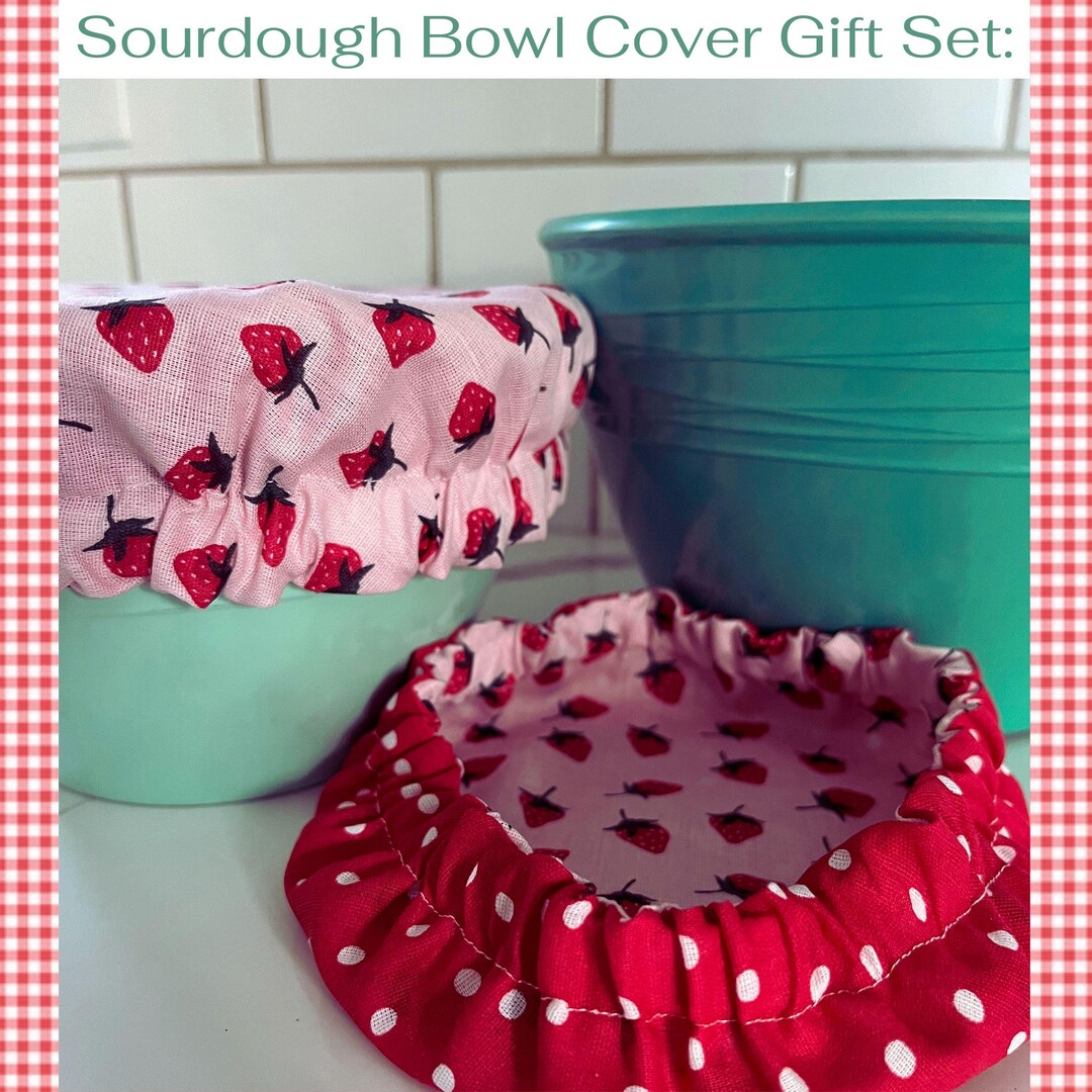 Sourdough Bread Proofing Covers Gift Set Reusable Reversible Bowl Cover ...