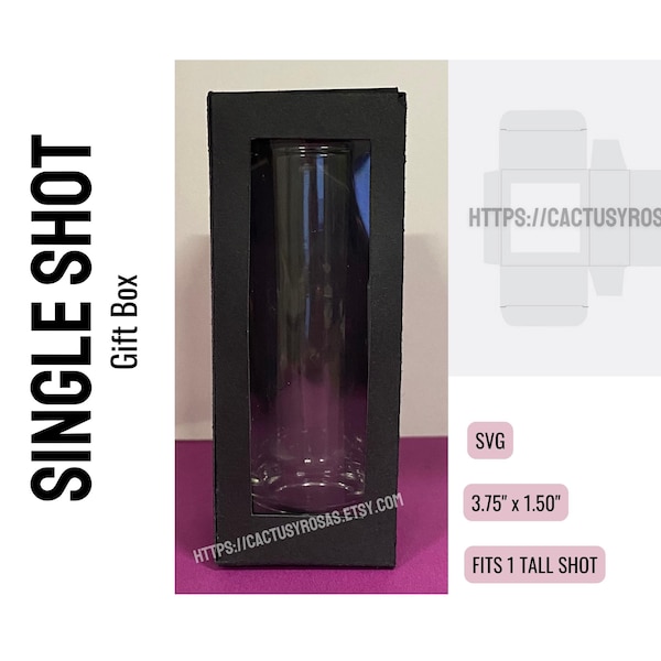 Shot Glass Box - Etsy