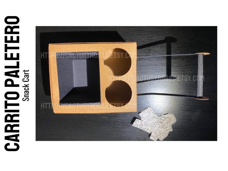 Carrito Paletero, Tequila Shot Cart, 3D SVG Cut File, Mexican Party ...