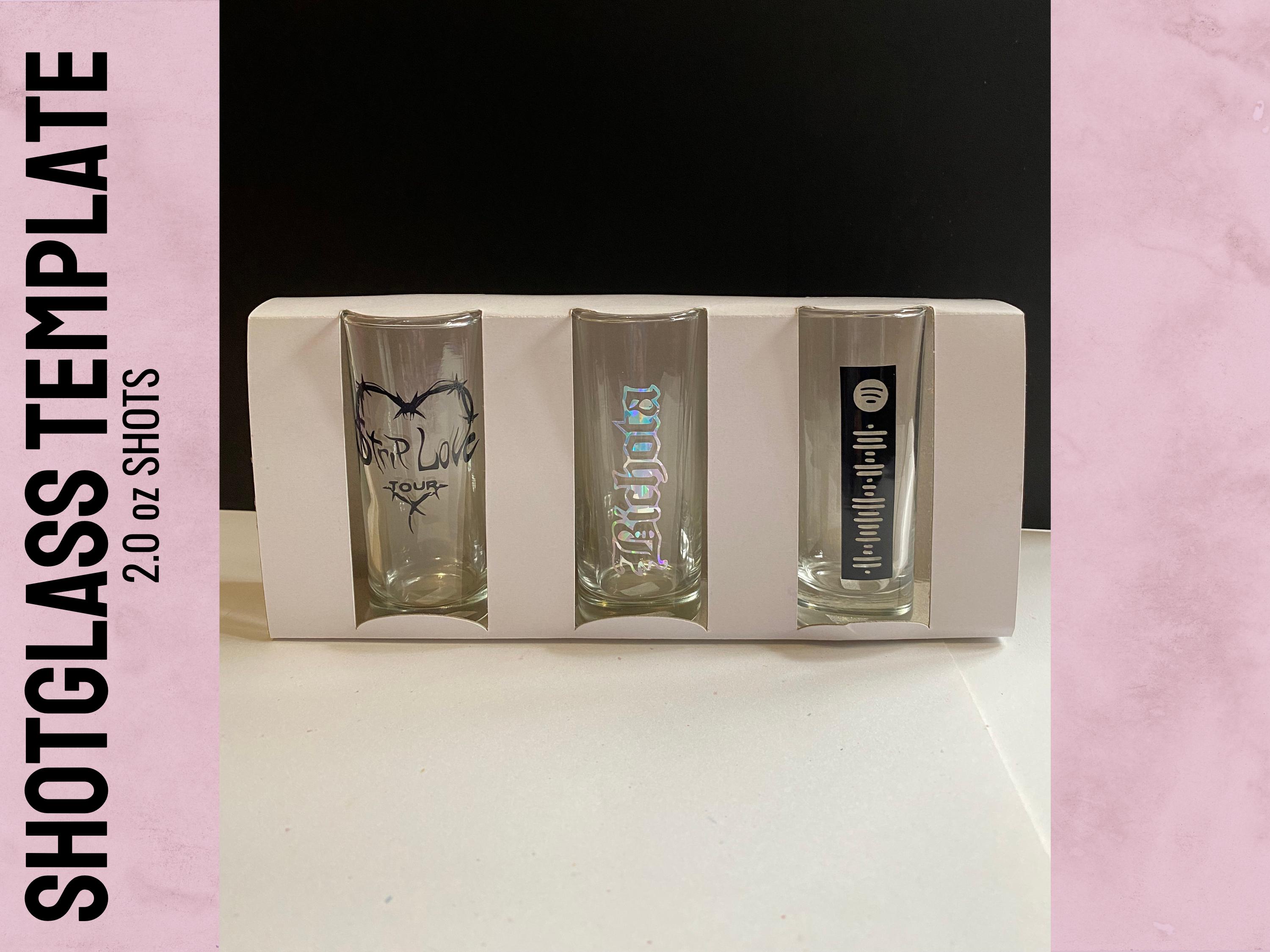 Shot Glass 2 Oz Box Template SVG, Digital File Shot Glass Box ...