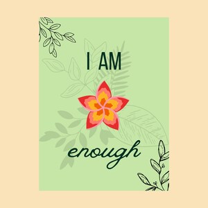 Daily Affirmations Tropical Posters Set of 6 Digital - Etsy