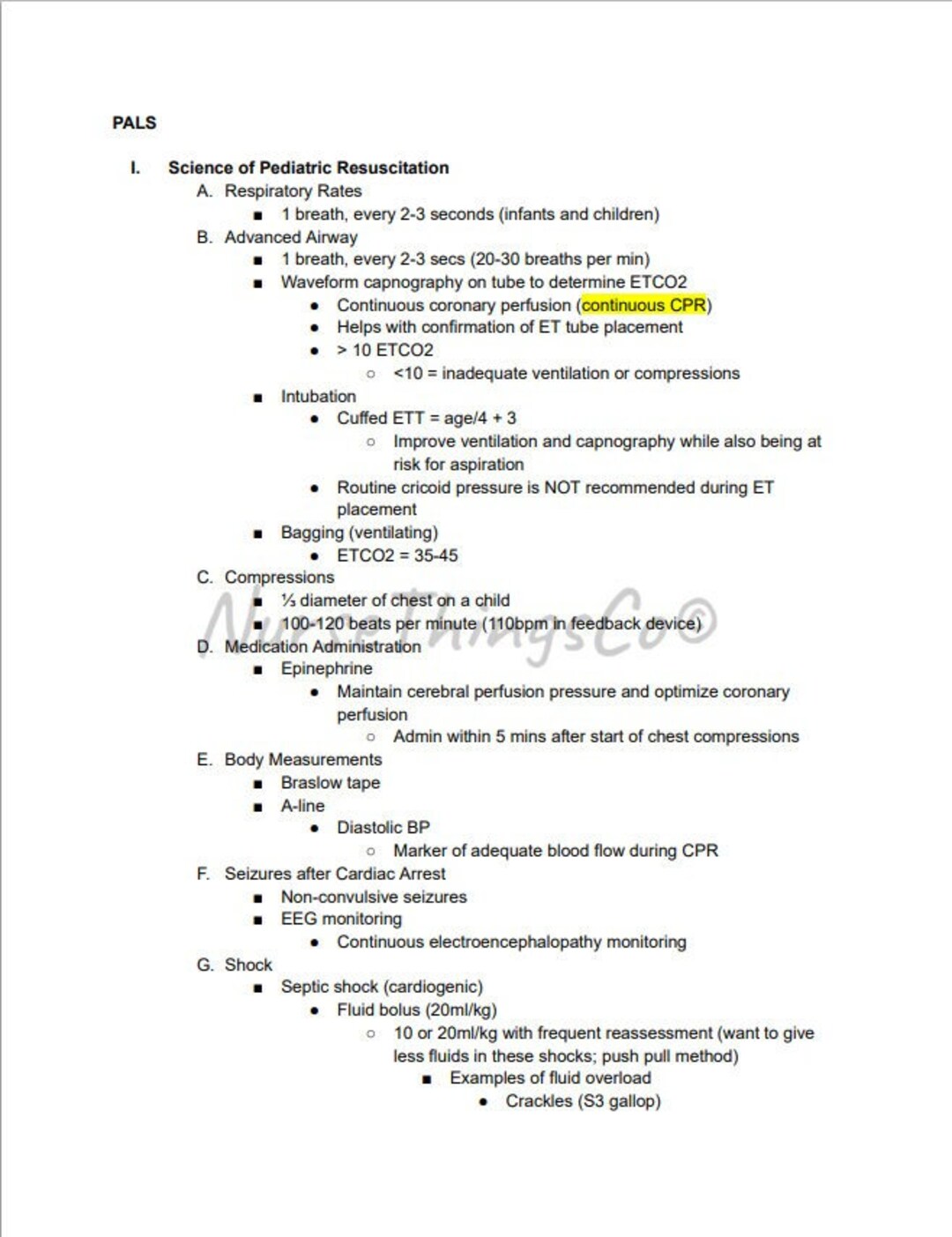 PALS: Highlight Notes to Pass - Etsy