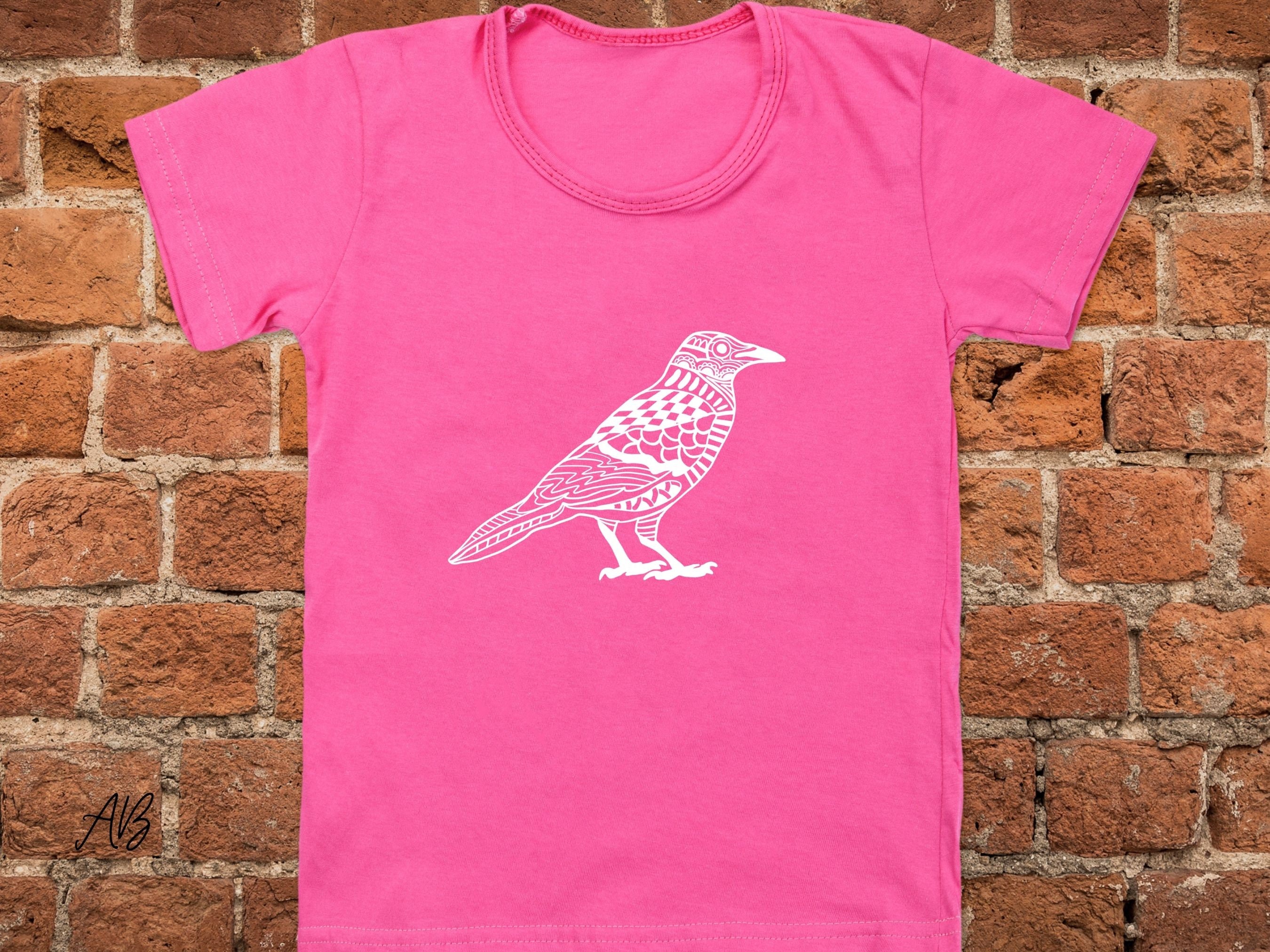 Crow With Abstract Fill/mandala | Svg-png-dxf-jpg-eps-pdf | Cricut ...