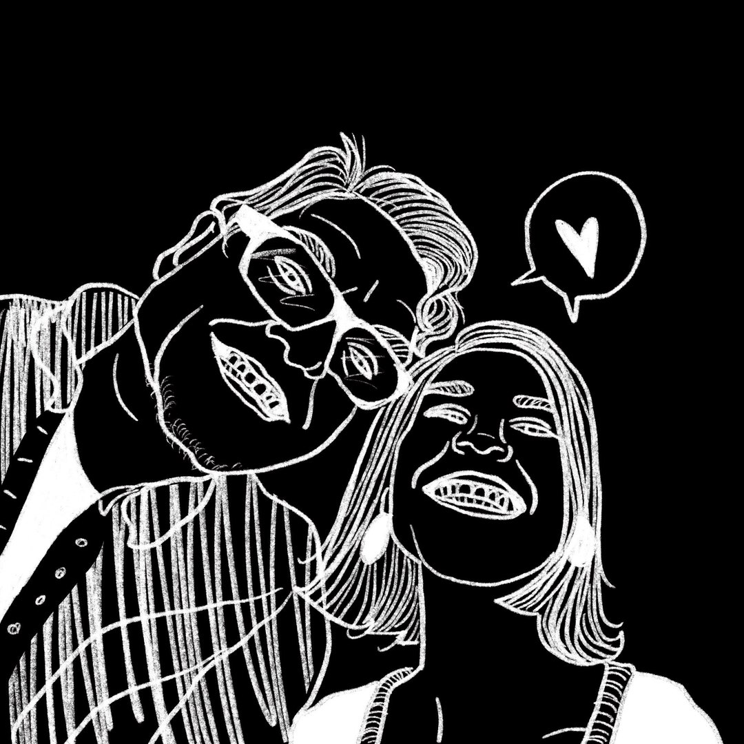 Custom Outline Drawing - Etsy