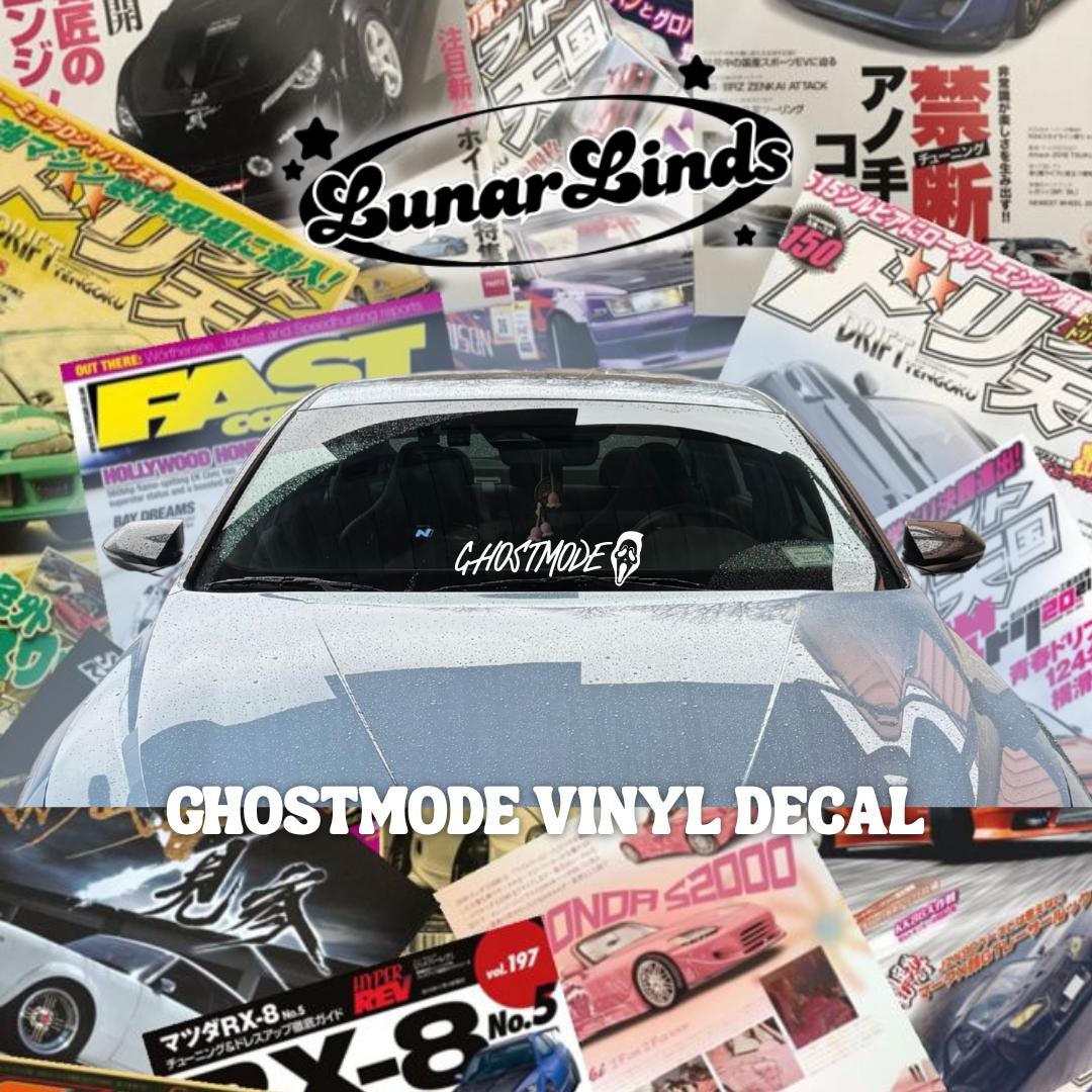 GHOSTMODE Vinyl Decal – Ghostface Horror Car Window Vinyl Decal | Car ...