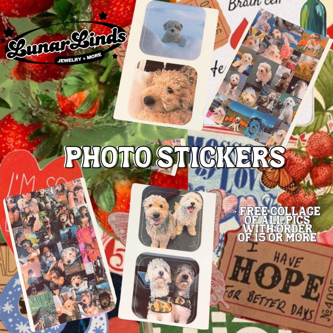 Custom Photo Stickers | Photo Stickers for Water Bottle, Laptop ...