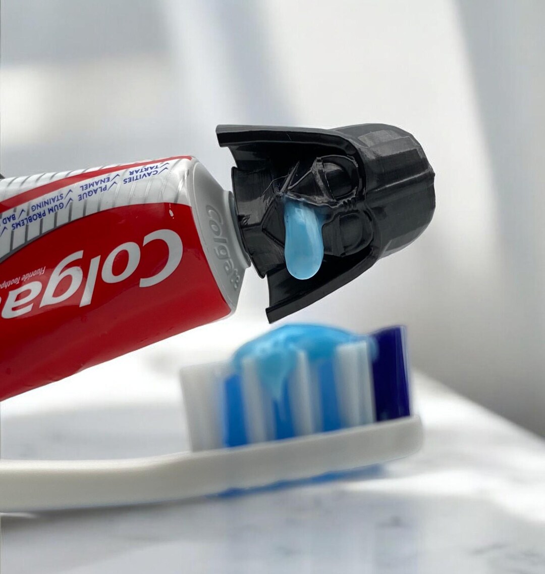 Darth Vader Toothpaste Topper - Star Wars Toothpaste Cap - 3D Printed ...