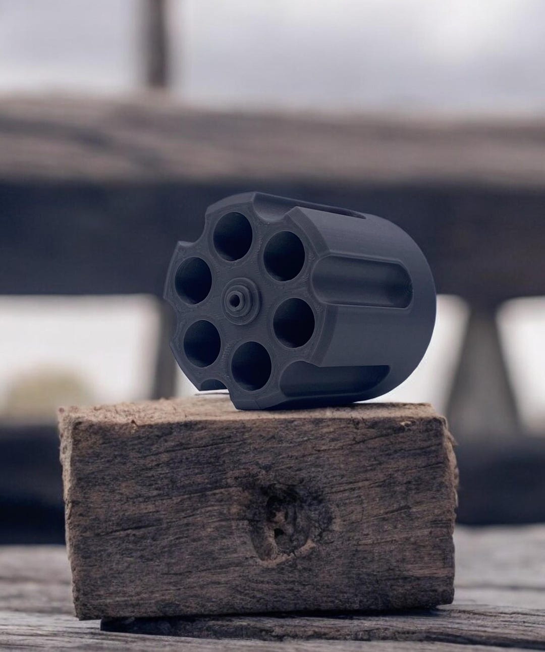 Revolver Cylinder Pen Holder – 3D Printed Desk Organizer | Gift for Gun ...