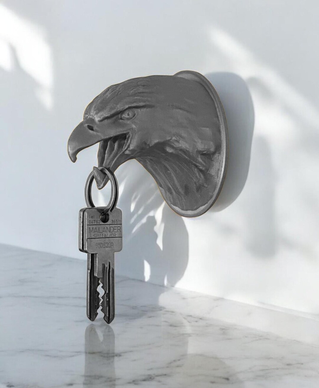 Eagle Key Holder – 3D Printed Wall Hook – Eagle Head Key Holder – Wall ...