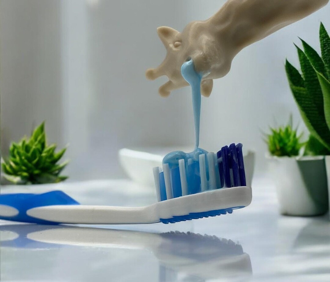 Giraffe Toothpaste Topper – 3D Printed Animal Toothpaste Cap for ...