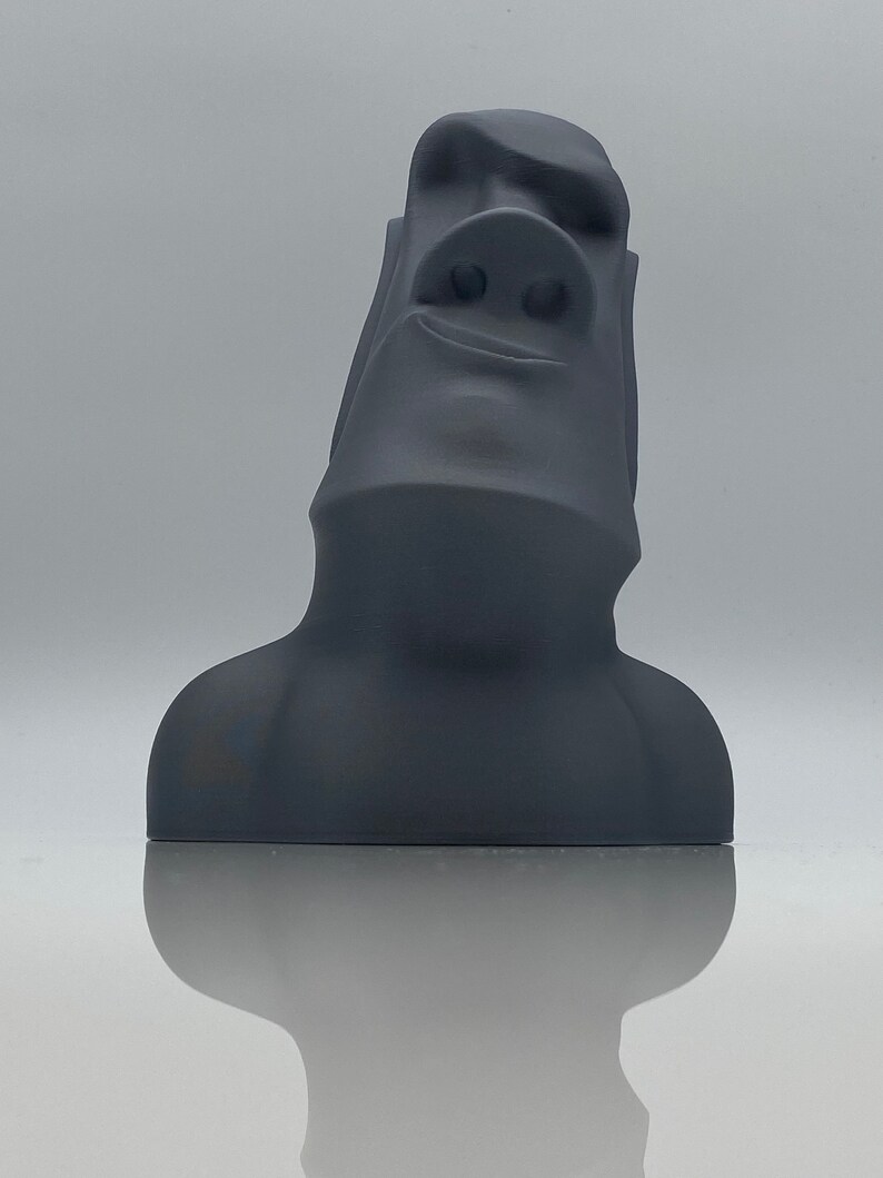 Moai Heads Desk Decoration Bust Sculpture Decorative Art Statue - Etsy