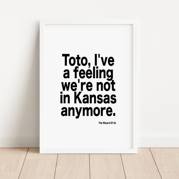 Wizard of Oz Quote - Etsy
