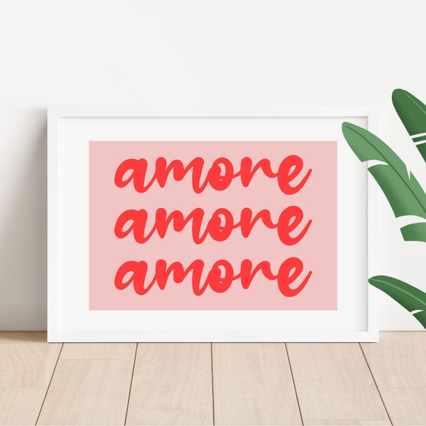 Amore Print - Etsy