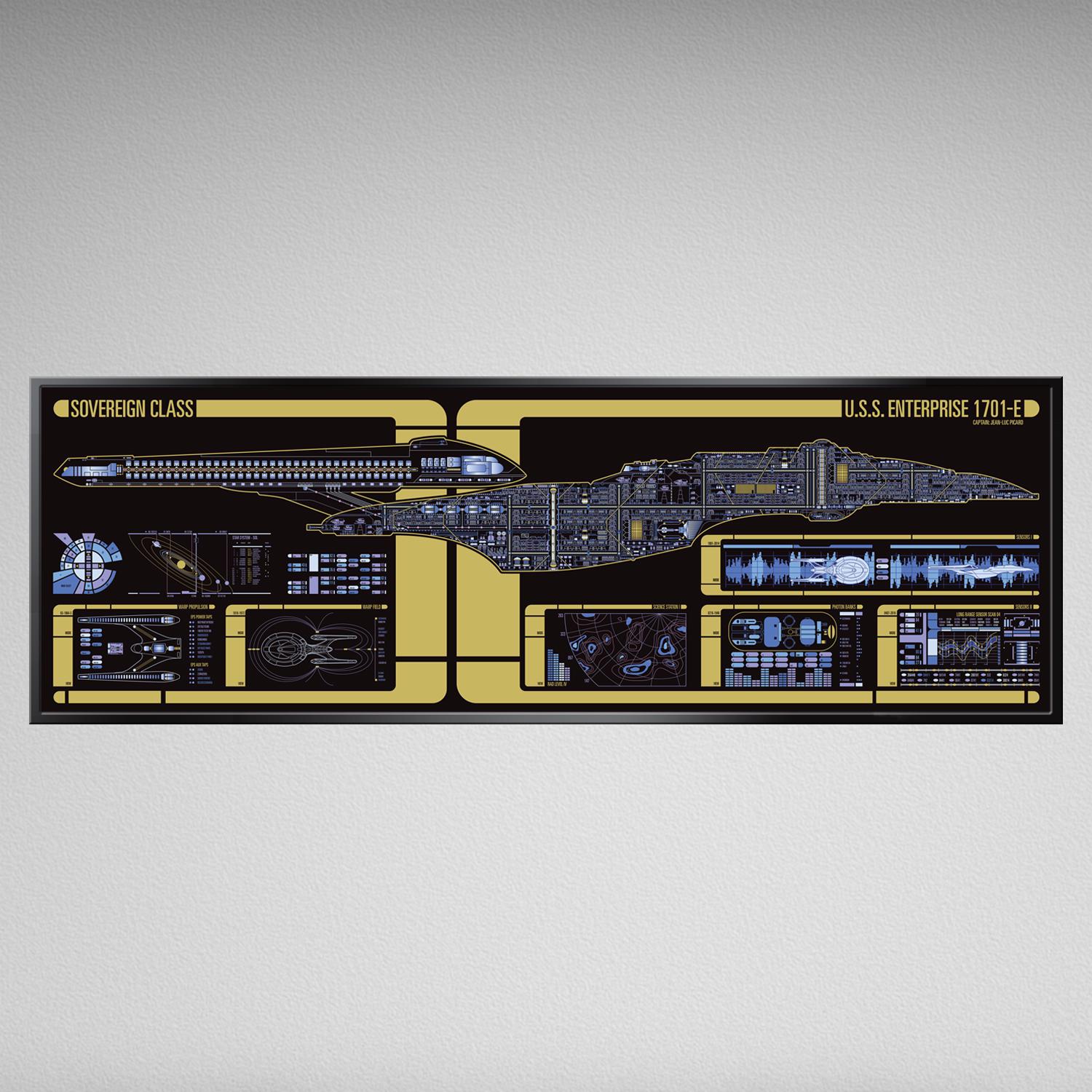 Sovereign Class Starship Schematics