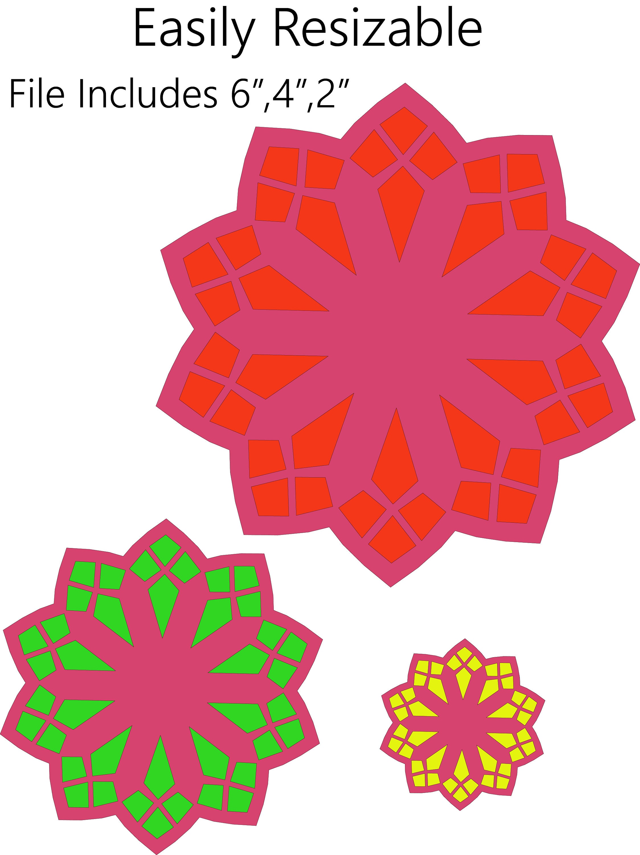 Geo Doily SVG, Doily Digital Cut File, Instant Download Dxf/png/jpeg ...