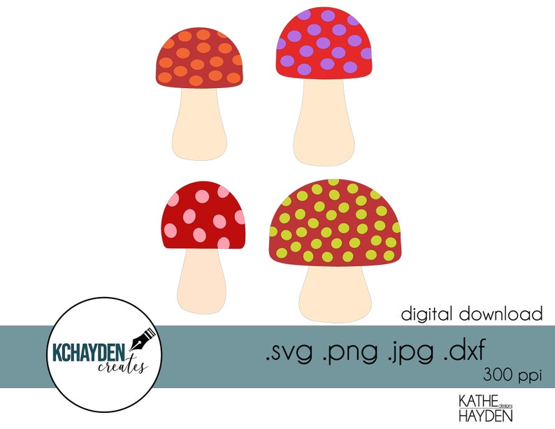 Mushroom SVG, Fungi SVG, Mushroom Vector, Mushroom Cricut File ...