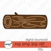 Log SVG Cut File, Cute Log Instant Digital Download for Print/cut ...