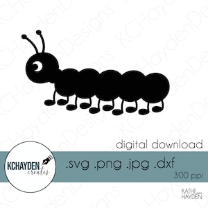 Caterpillar SVG Digital Cut File, Instant Download to Cut/print, Cute ...