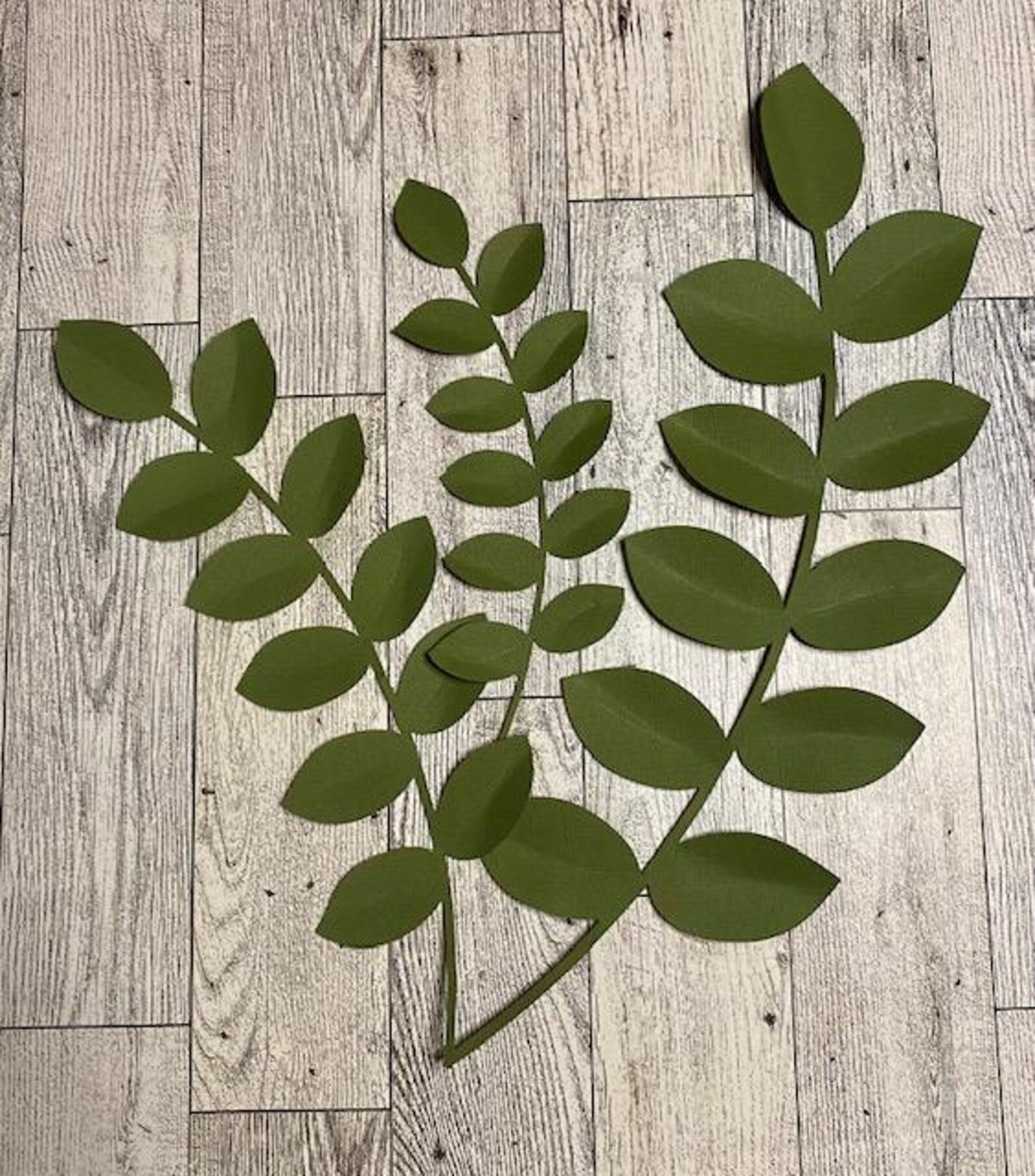 Simple Branch With Leaves SVG Cut File | Instant Download Includes Dxf ...