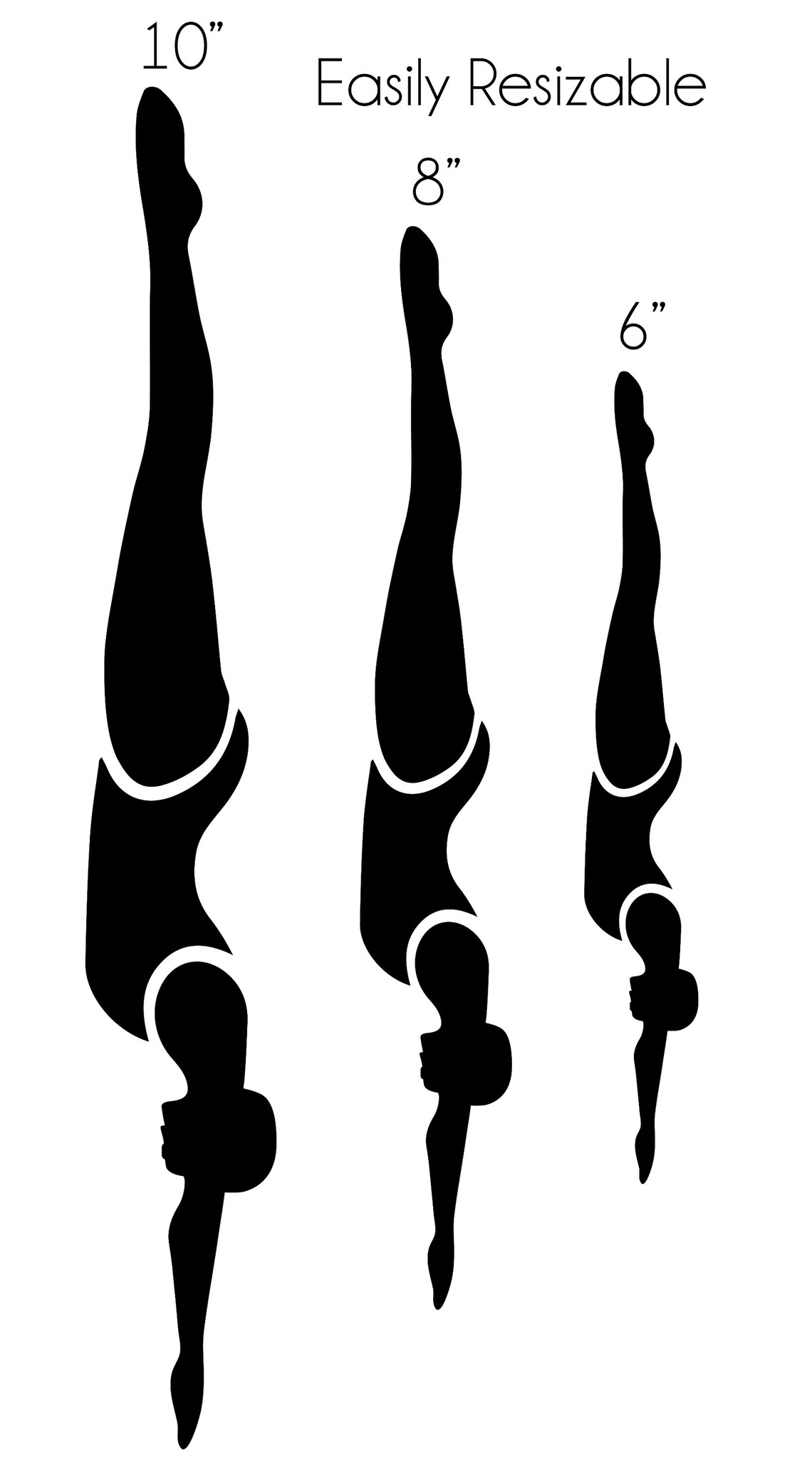 Female Diver SVG, Diver Digital Cut File, Instant Download Includes Dxf ...