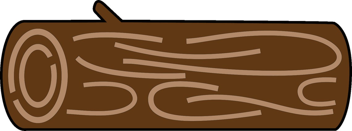 Log SVG Cut File, Cute Log Instant Digital Download for Print/cut ...