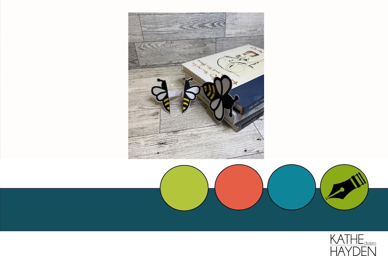 3D Bee Bookmark SVG: Layered Papercraft Cut File (digital Download) - Etsy