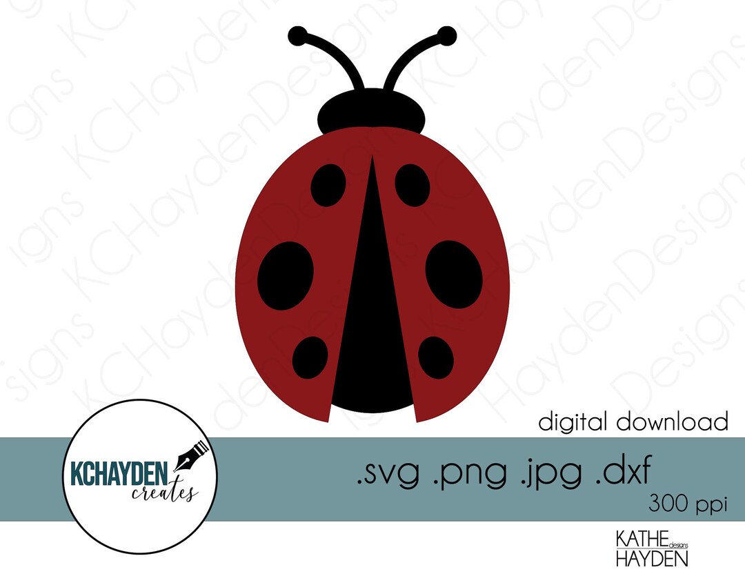 Ladybug SVG Cut File: Customizable Papercraft Design (digital Download ...