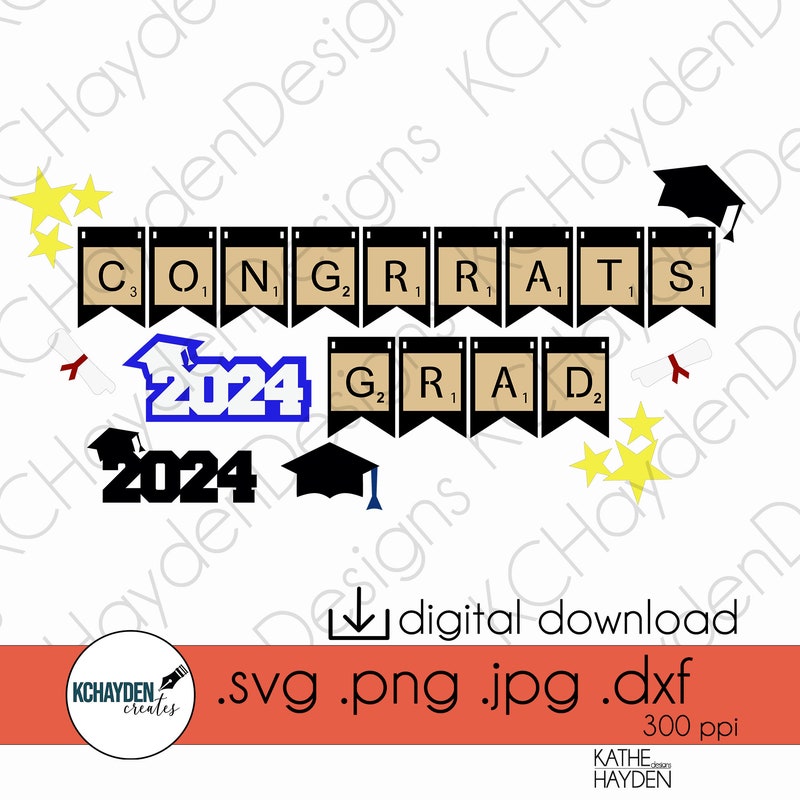 Graduation Banner Svg - Etsy