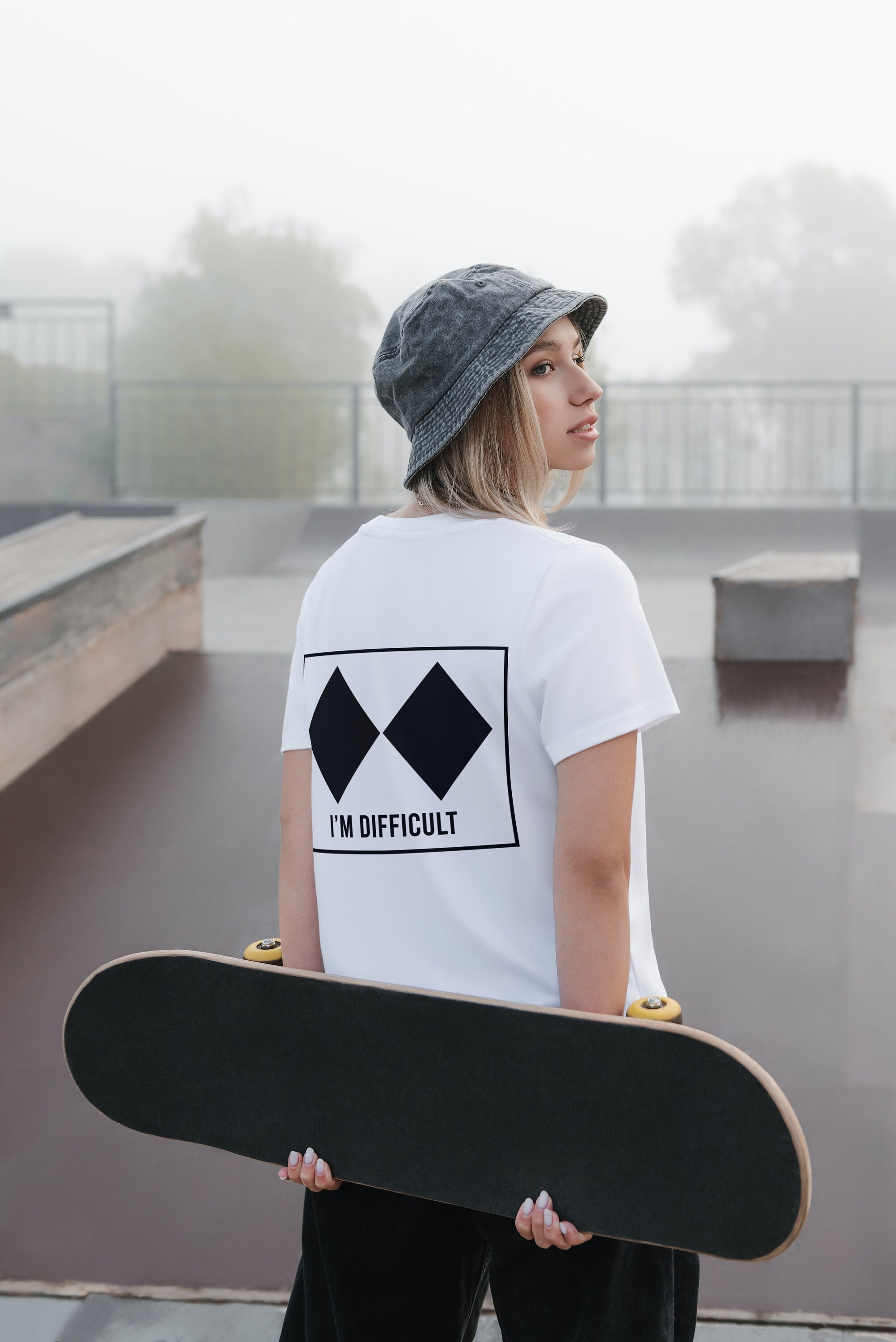 SKI SVG, "i'm Difficult" Double Diamond SVG Ski Design Jpeg Png Dxf ...