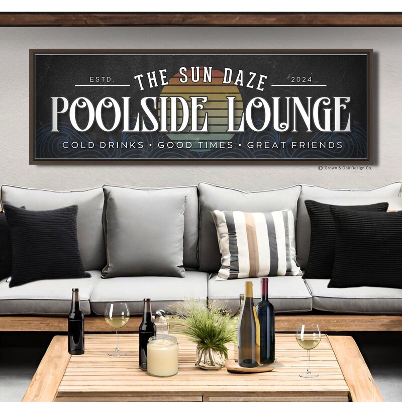 Pool Deck Signs - Etsy